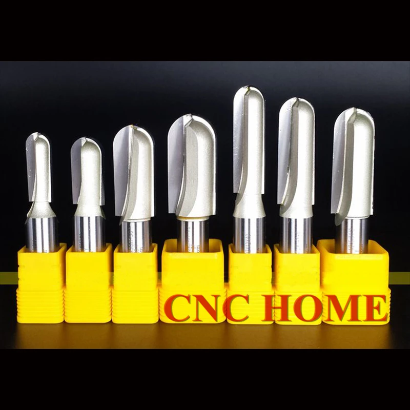 Arden Long Round Wood End Mill Bottom Cleaning CNC Router Bit Carbide ...
