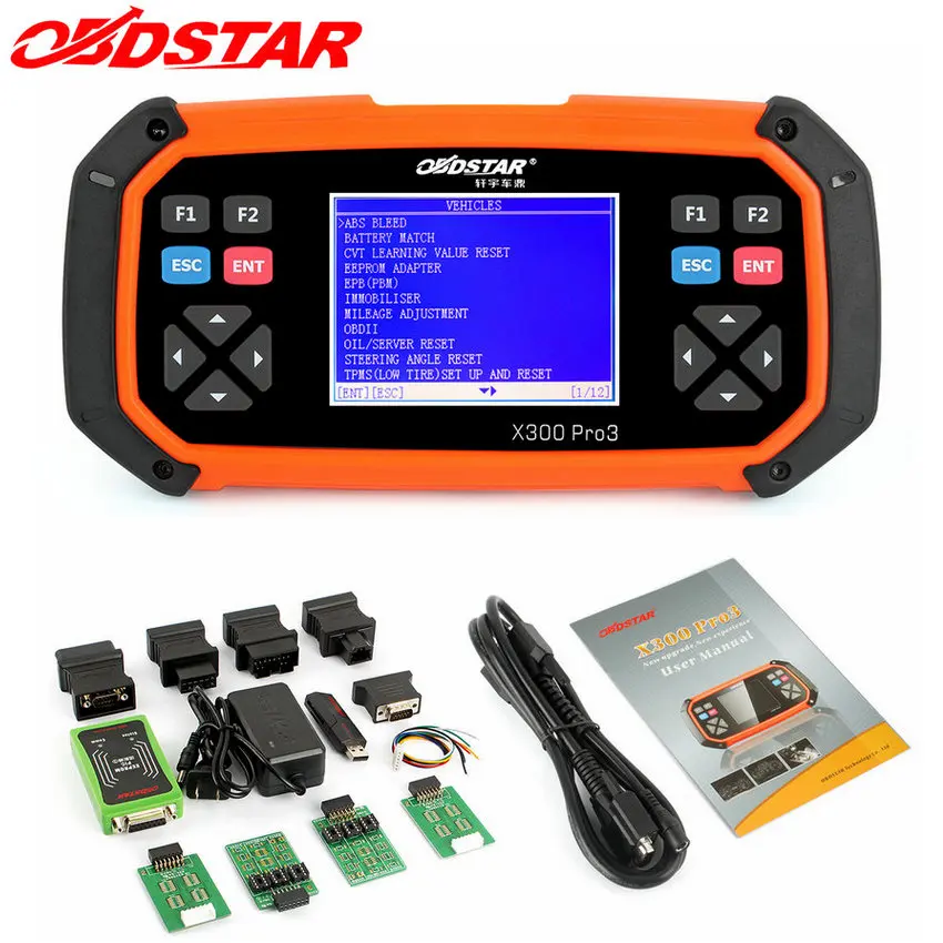 OBDSTAR X300 PRO3 Key Master with Immobiliser+Odometer adjustment ...