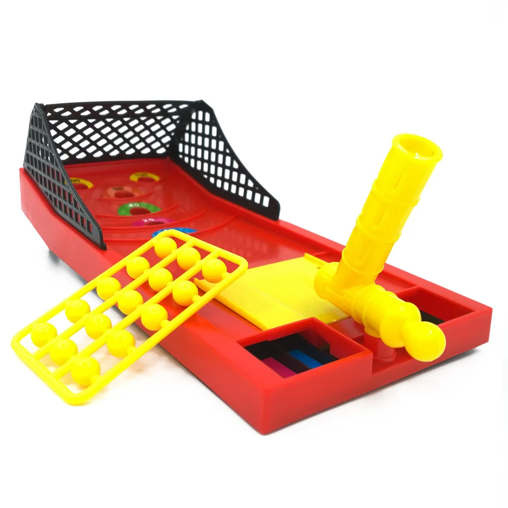 Mini Desktop Pinball Machine Ball Shooting Arcade Activity Kids ...