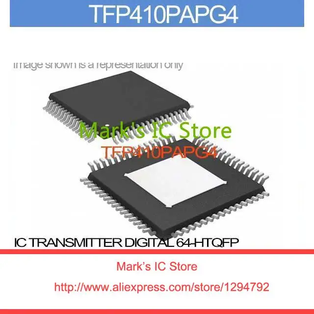 TFP410PAPG4 IC TRANSMITTER DIGITAL 64 HTQFP TFP410PAP 410P TFP410P ...