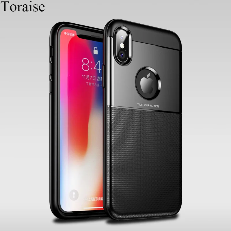 Toraise 360 Full Armor Case For iPhone X 10 Case Cover Luxury Soft Tpu ...