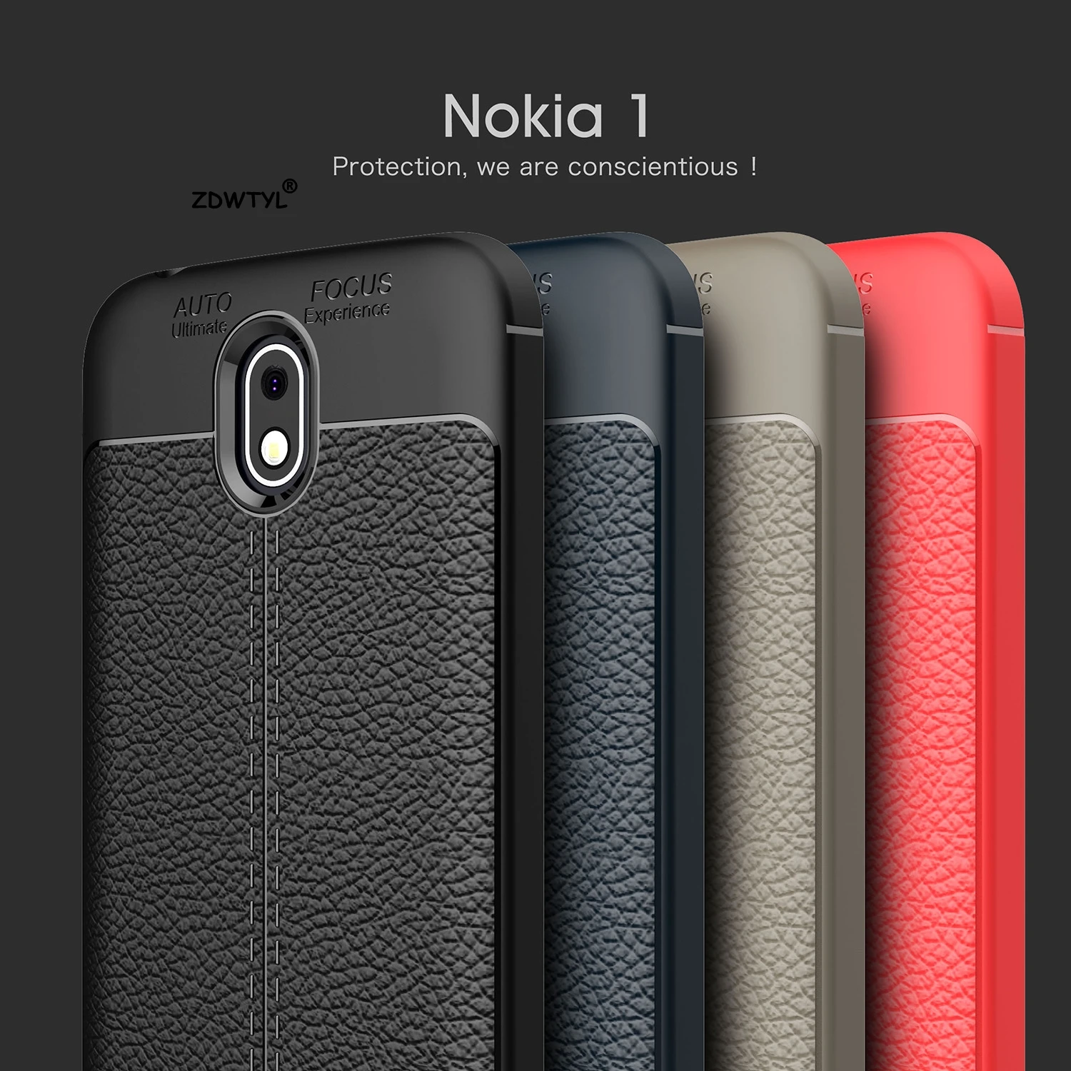 For Nokia 1 Cover Nokia 1 2018 Case Silicone Soft TPU Phone Case Back ...