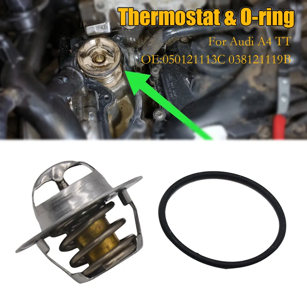 Thermostat & O ring OE:050121113C 038121119B A Good Alternative For ...