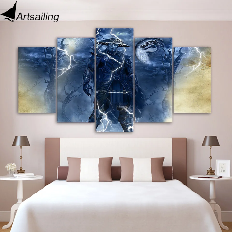 5 Piece Canvas Painting Computer Game Hd Posters And Prints Canvas ...