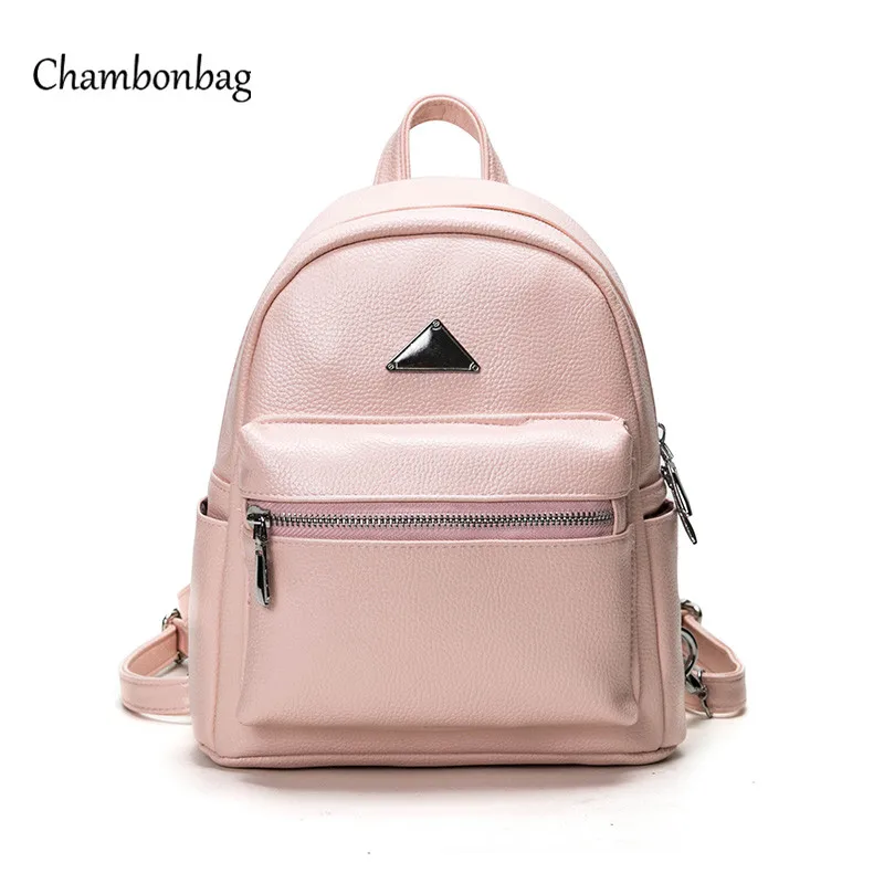 Women's PU Leather Sweet Cute Mini Backpack for Teenage Girls New ...
