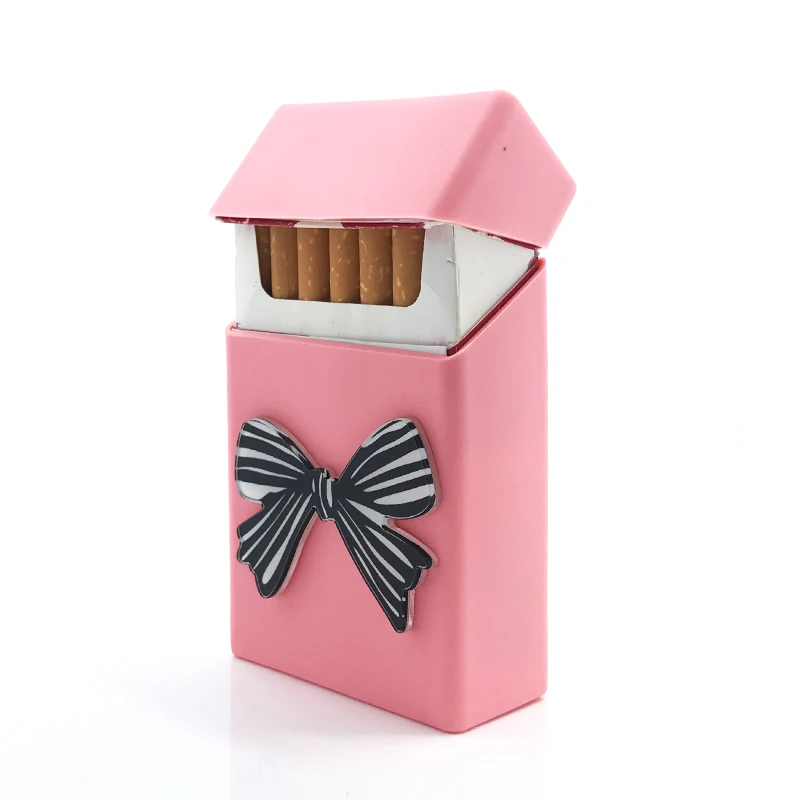 New 3D Cute Badge Silicone Cigarette Box Cigarette Case Cover Smoking ...