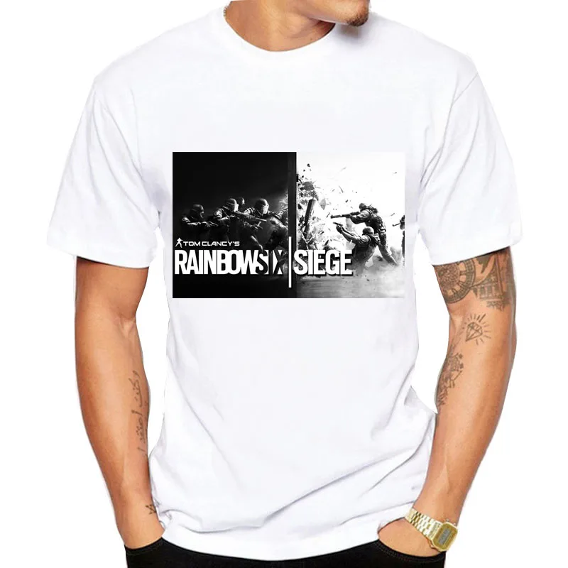 Sledge Badge Rainbow 6 : Siege video game Gaming T Shirts Men Tees ...