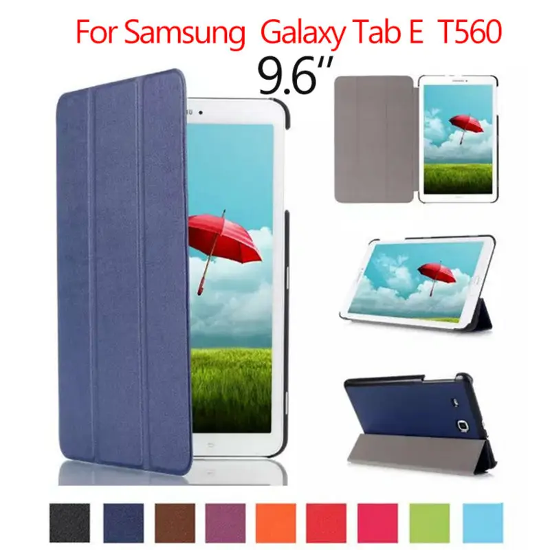 Tab E T560 Tablet PU Leather Case Cover 9.6'' Slim Shockproof Fundas ...