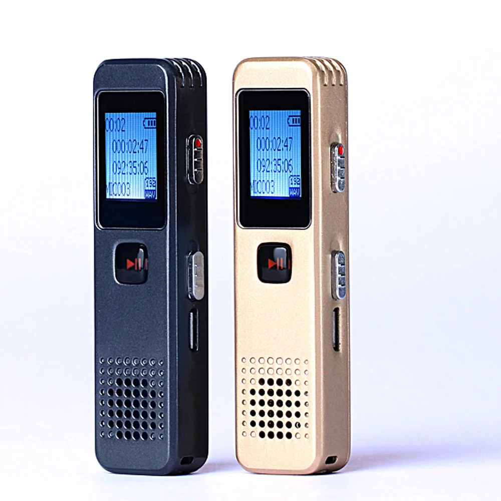 Super min Professional LCD screen 8GB digital voice recorder for ...