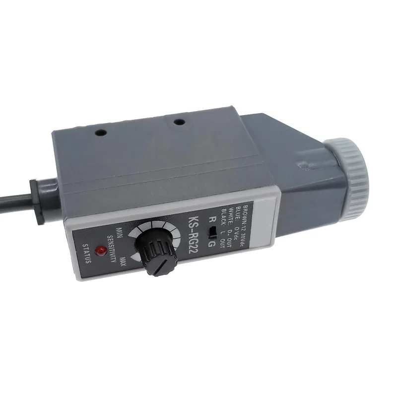 1pcs KS W22 color mark sensor KS G22 KS R22 10 30V mark detection ...