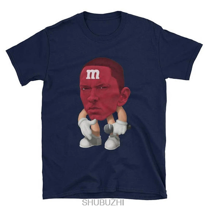 Drop Shipping Eminem M&m Pun Funny Shubuzhi Men T-shirt Summer Casual ...