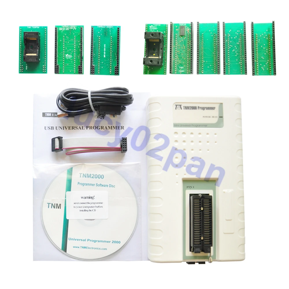 Tnm2000 Usb Nand Flash Programmer Tsop56 Tsop48 Zif Socket Adapter Kit Nand Programer