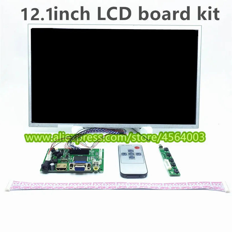 12.1 inch LVDS 40 pin LCD screen Controller board LP121WX3 B121EW09 ...