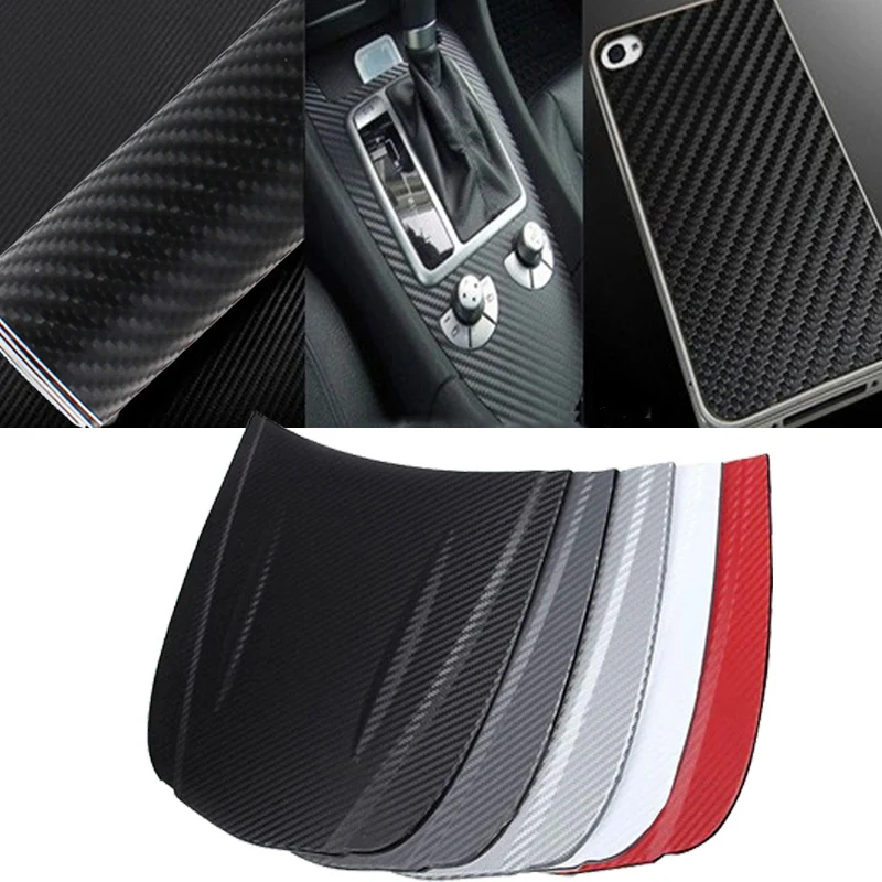 3D Car stickers Car styling Accessories Interior Carbon Fiber Film Car ...