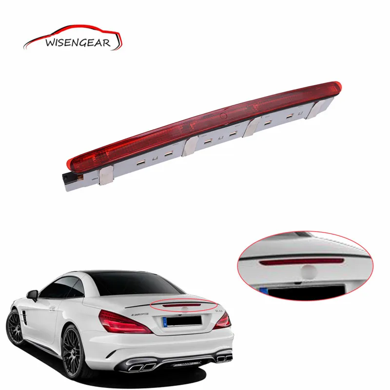 Tail Rear Third Brake Light LED Red Saloon For Mercedes Benz C Class ...