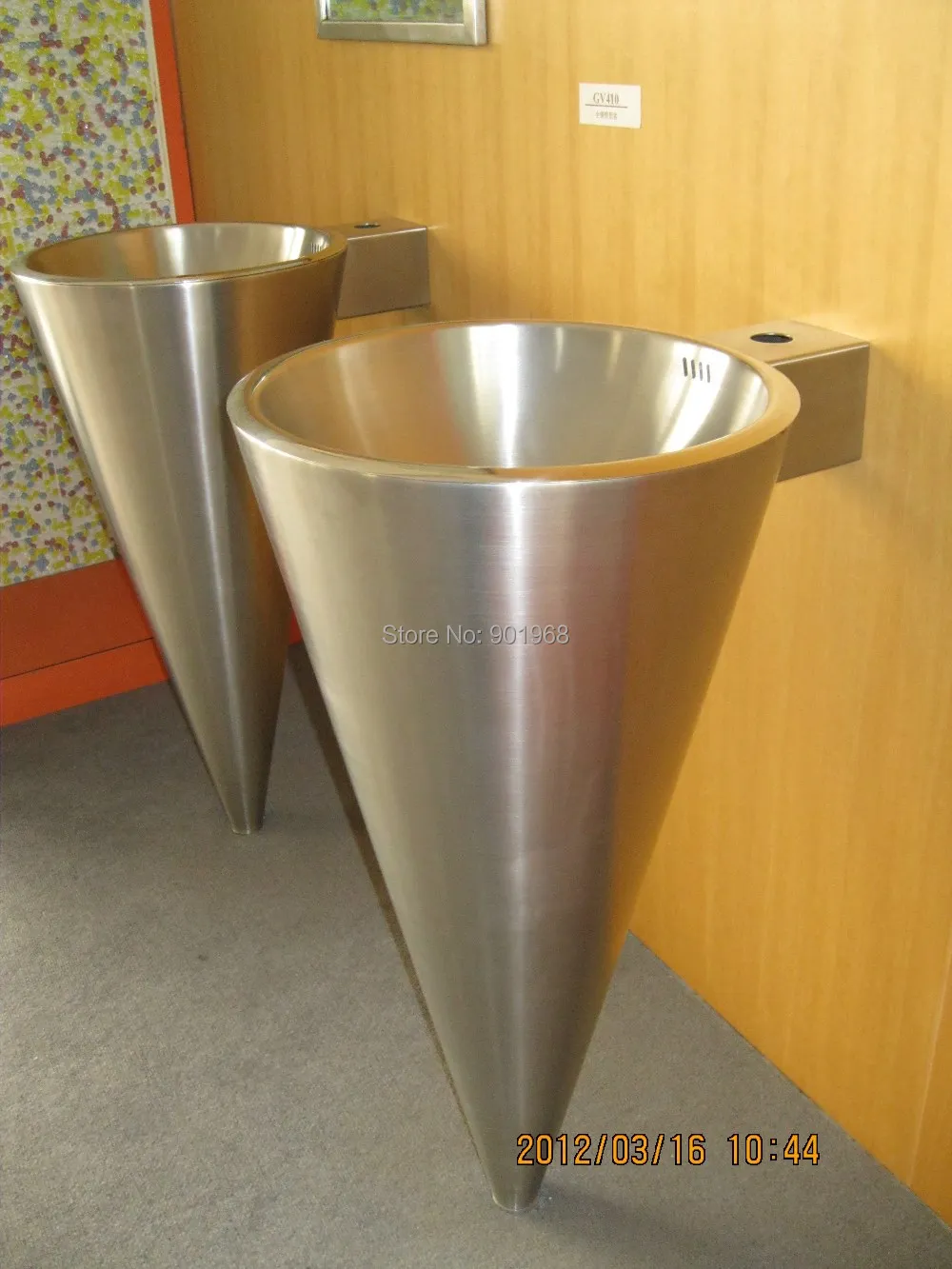 Home-hotel-bar-school-cone-shape-round-stainless-steel-bathroon ...