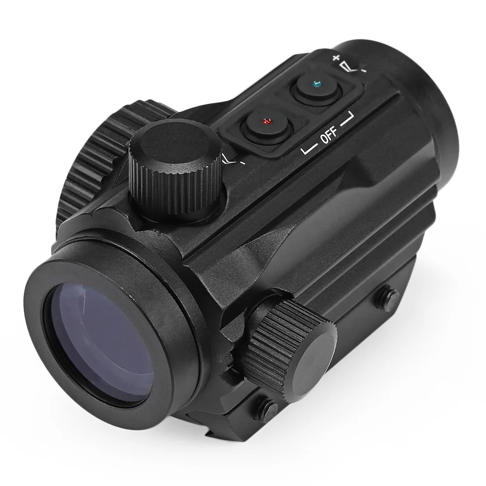 Outdoor 1X Magnification Tactical Riflescopes 1X22 Red Dot Illuminated ...
