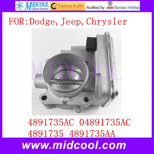 New Throttle Body OEM 4891735AC 04891735AC 4891735 4891735AA for Dodge ...
