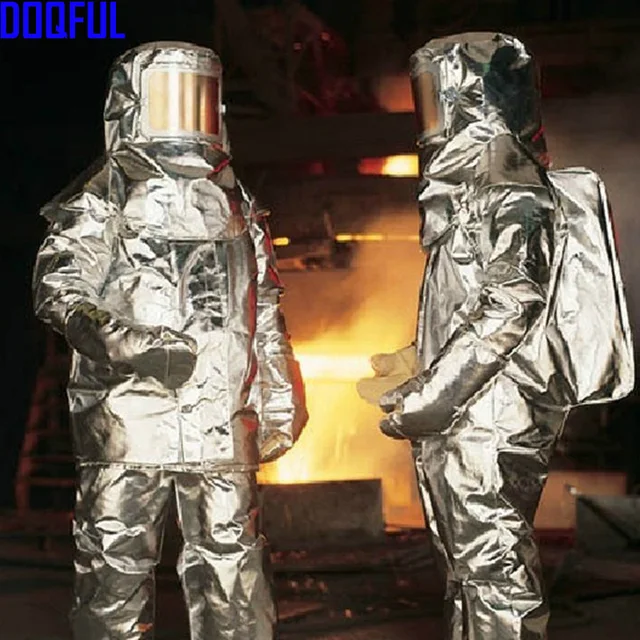 New 1000 Series Aluminized Aircraft Rescue Fire Fighting Approach Suit ...