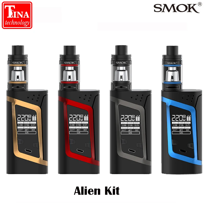 Aliexpress.com : Buy 100% Original 220W Smok Alien Kit with 3ml TFV8 ...