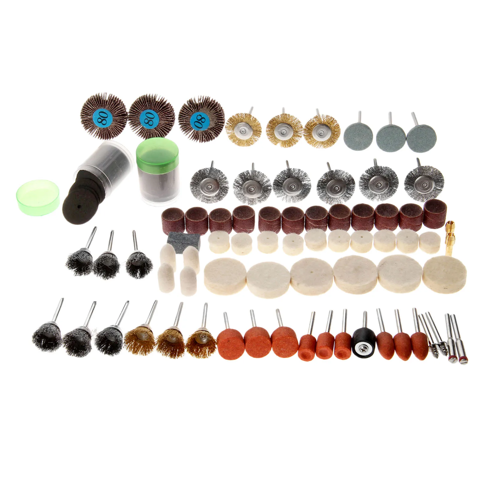 145Pcs/set Dremel Rotary Tool Accessory Set Fit Cutting Grinding Sanding Polishing Dremel Tool ...