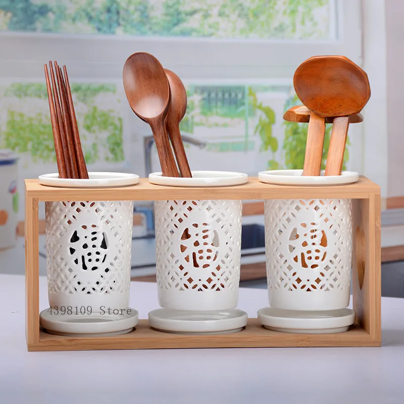 Бытовые керамические палочки для еды, стеллаж для хранения пористой ...