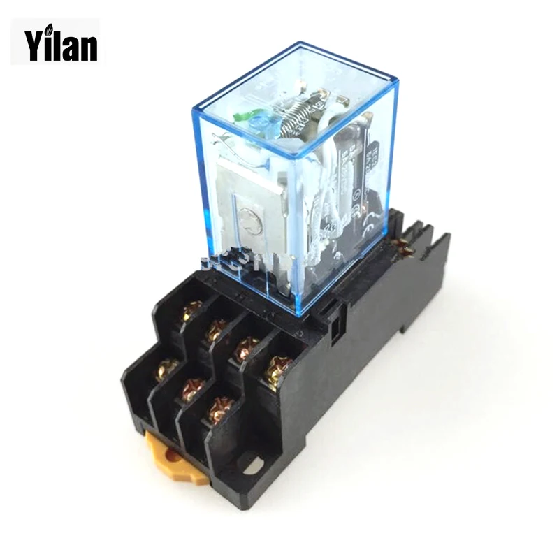 5 sets/Lot Coil Power Relay LY2NJ 24V DC Miniature Relay DPDT 8 Pins ...