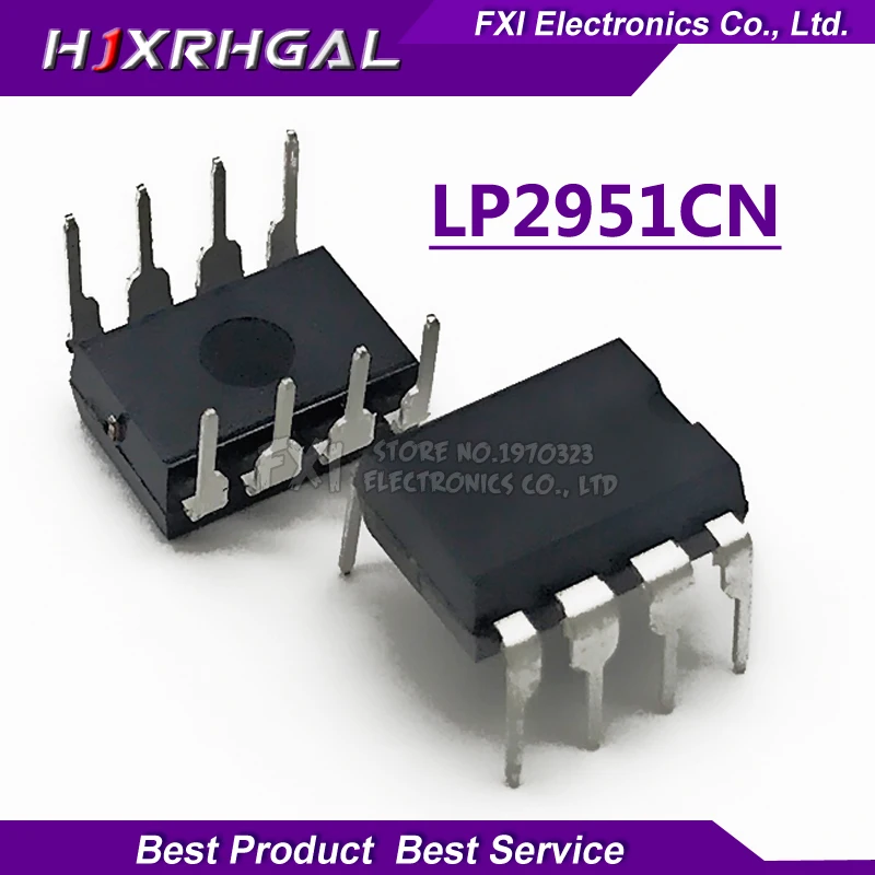 20pcs Lp2951cn Lp2951c Lp2951 Dip8 Low Dropout Voltage Regulator New ...