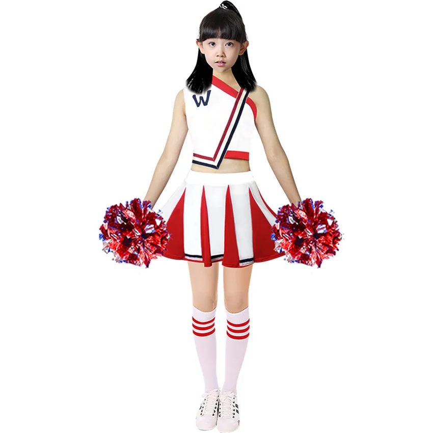 100-170cm Adult Women Cheerleader Costumes Stage Performance Dance ...