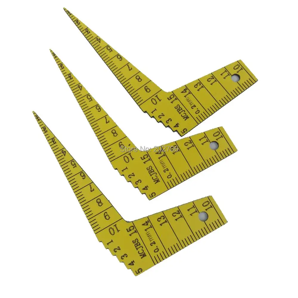 1-15mm Angle Plastic Feeler Gauge Gage Mcjbs Automobile Industry ...