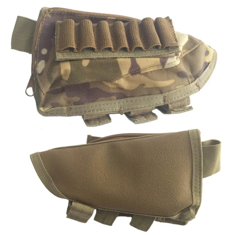 Tactical Hunting Buttstock Shotgun Rifle Shell Holder Cheek Rest Pouch ...
