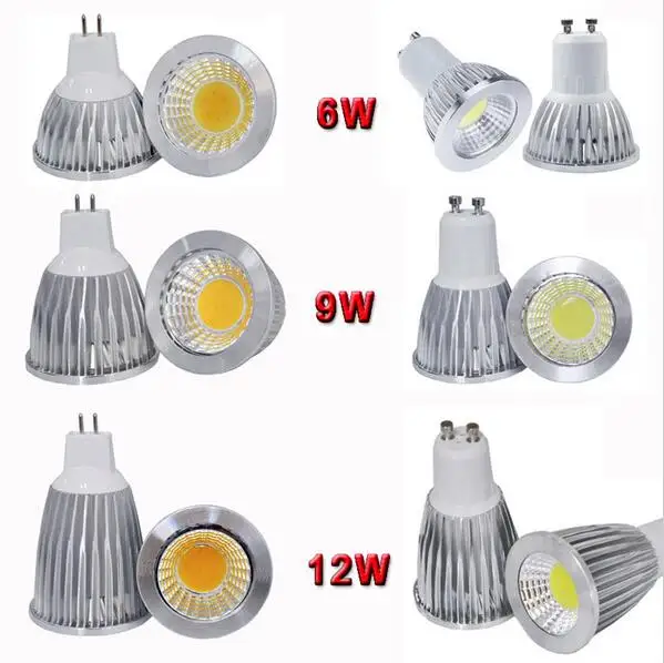 Bombilla Led GU10 E27, foco E14 GU5.3 MR16 COB, lámpara de luz LED, 220V E27, precio más bajo ...