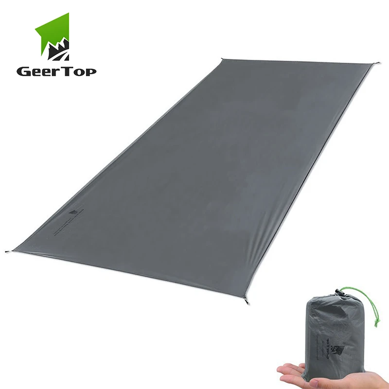 Geertop Ultralight Camping Mat Waterproof Tent Tarp Sun Shelter Tear ...