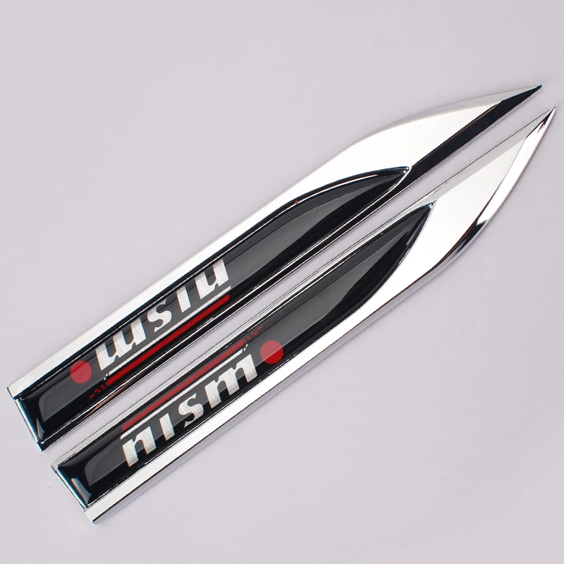 Chrome Metal N Knife Shape Car Sticker Decoration Car Fender Emblem ...
