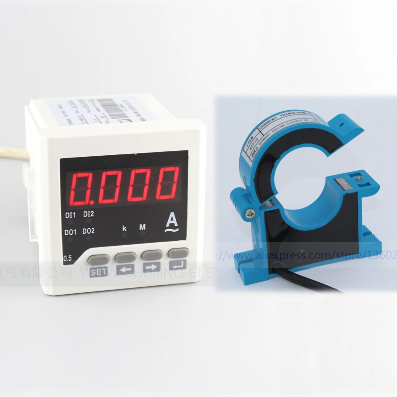 Current Meters digital AC ampere meter 400A current meter with current ...