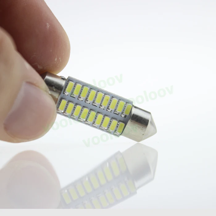 50PCS C5W Interior Led Lights 3014 18 smd 12V 31mm 36mm 39mm 41mm ...