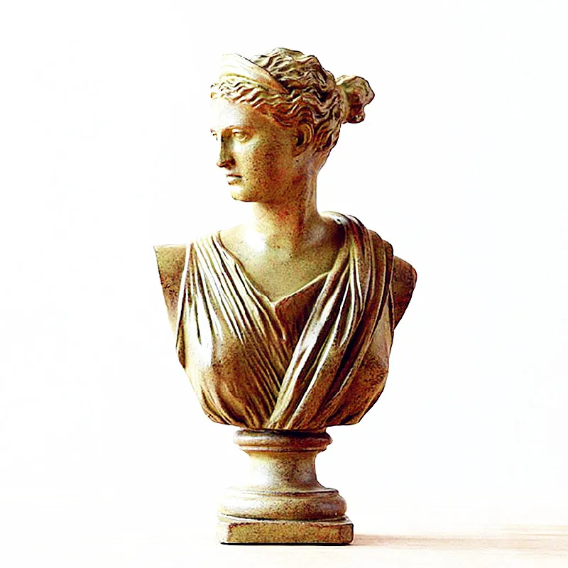 Apollo Head Portraits Bust Gypsum Greek Mythology Zeus Statue Home ...