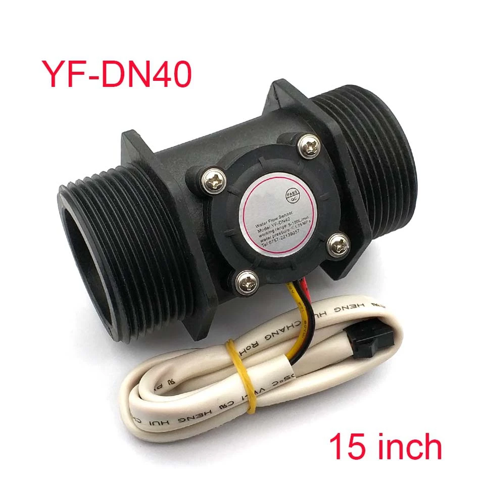 Water flow SENSORอุตสาหกรรมFlow Meter G1.5 "น้ำเคาน์เตอร์ตัวบ่งชี้ ...