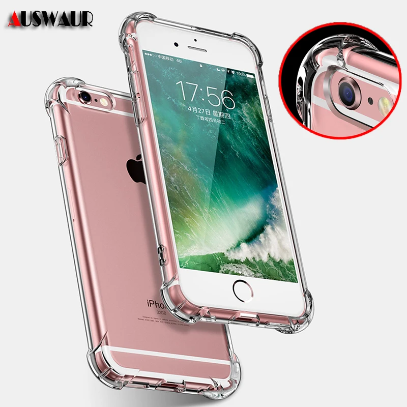 Clear Transparent Phone Case For Iphone 6 6s 7 8 Plus 11 12 Mini Pro X ...