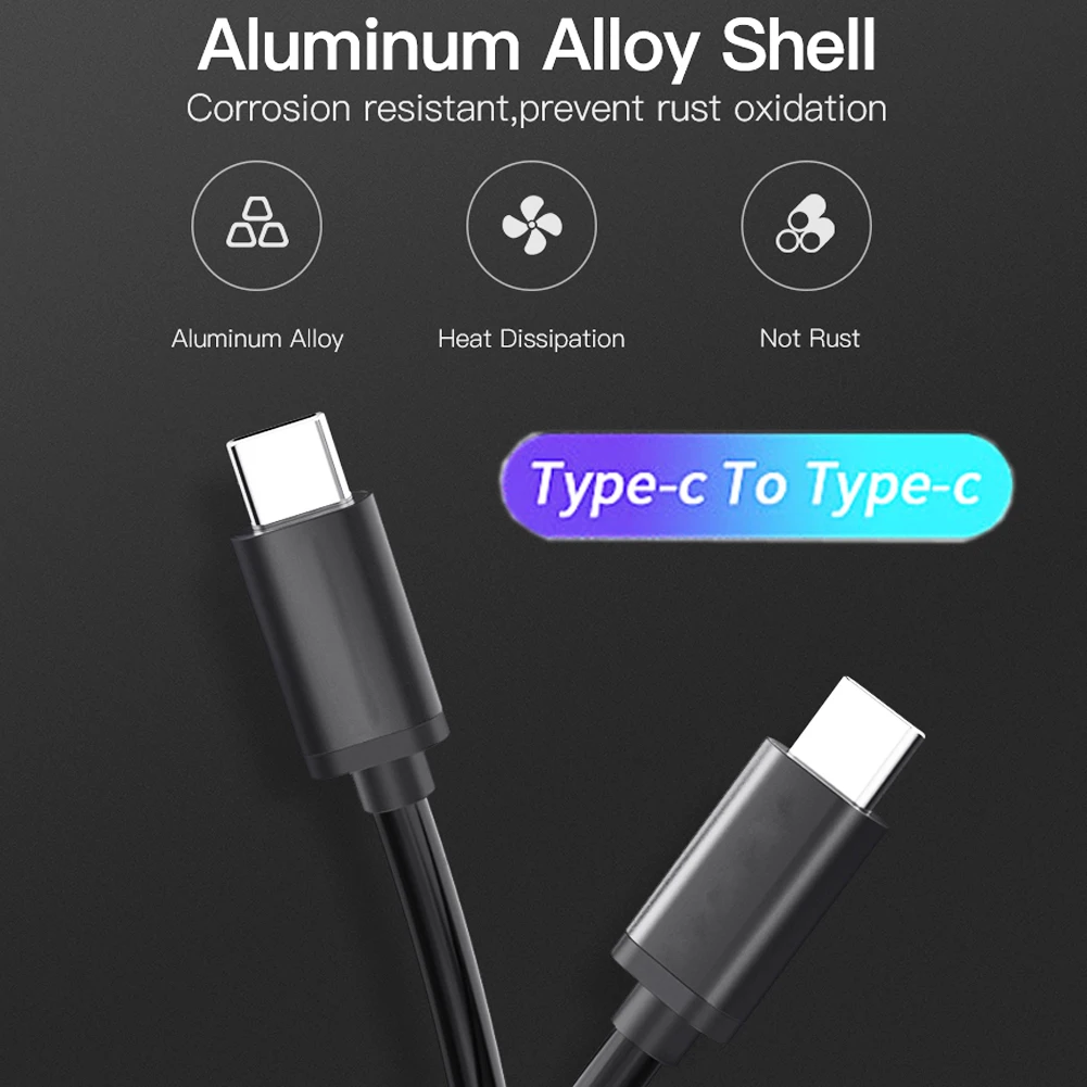 100 Вт Супер быстрая зарядка 5А USB C к USB C type C кабель мужчин и ...