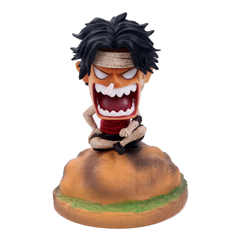 3 Style OP Luffy Sabo Ace Childhood Bandaged Crying Smiling Style PVC ...