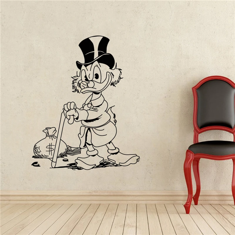 Duck Tales Wall Decal Cartoons Sticker Uncle Scrooge Home Scrooge ...