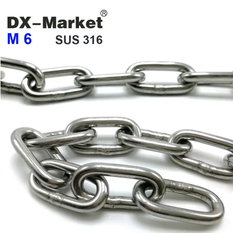 6mm-chain-2-meters-sus316-welded-chain-stainless-steel-long-link-chains ...