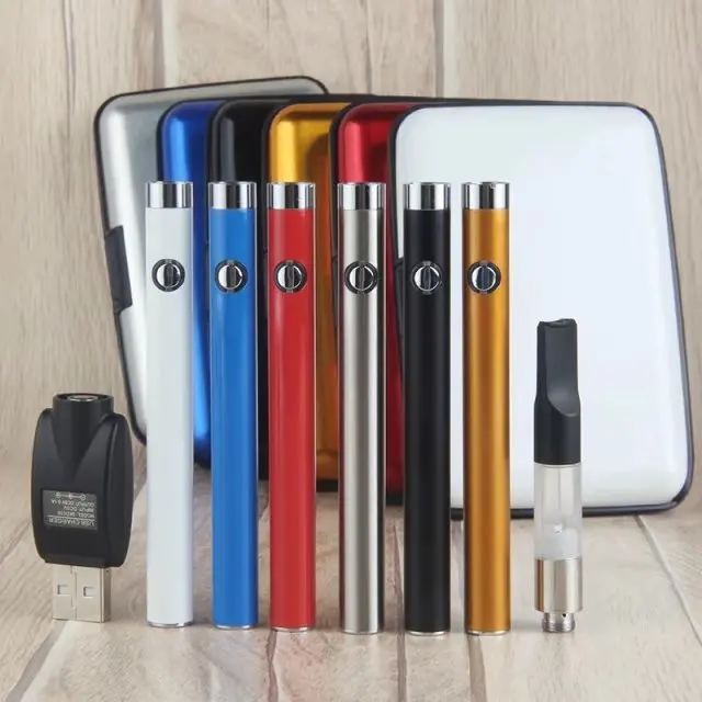 CBD Vape Pen Starter Kit Electronic Cigarette with 280mAh Button 510 ...