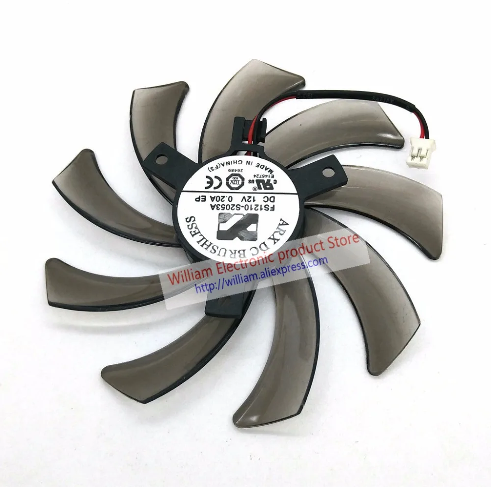 Original for GIGABYTE GTX 750 ti graphics card fan FS1210-S2053A 12V 0 ...