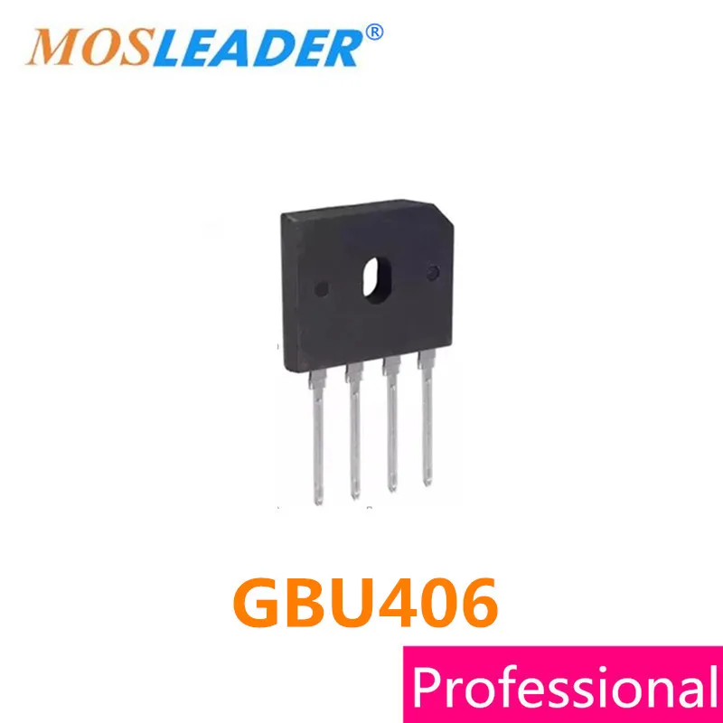 Mosleader-GBU406-DIP4-100PCS-4A-600V-GBU-406-Bridge-rectifier-High ...