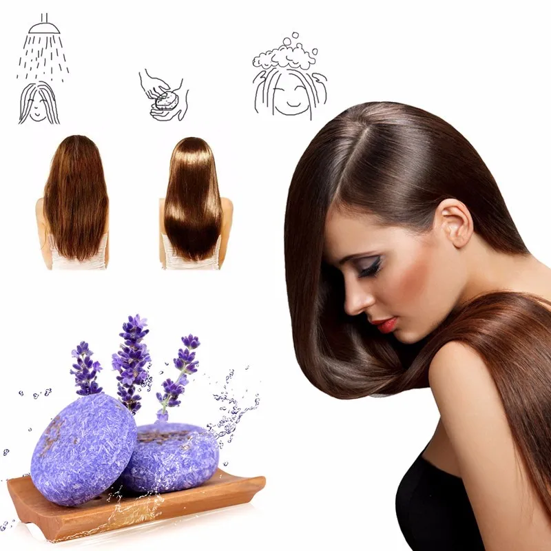 Handmade Hair Shampoo Magic Soap Pure Natural Dry Shampoo Soap Oil