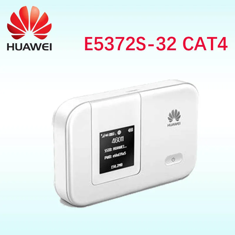 4g wifi router 150mbps HUAWEI E5372s 32 4G 3g LTE Pocket mifi 4g wifi ...