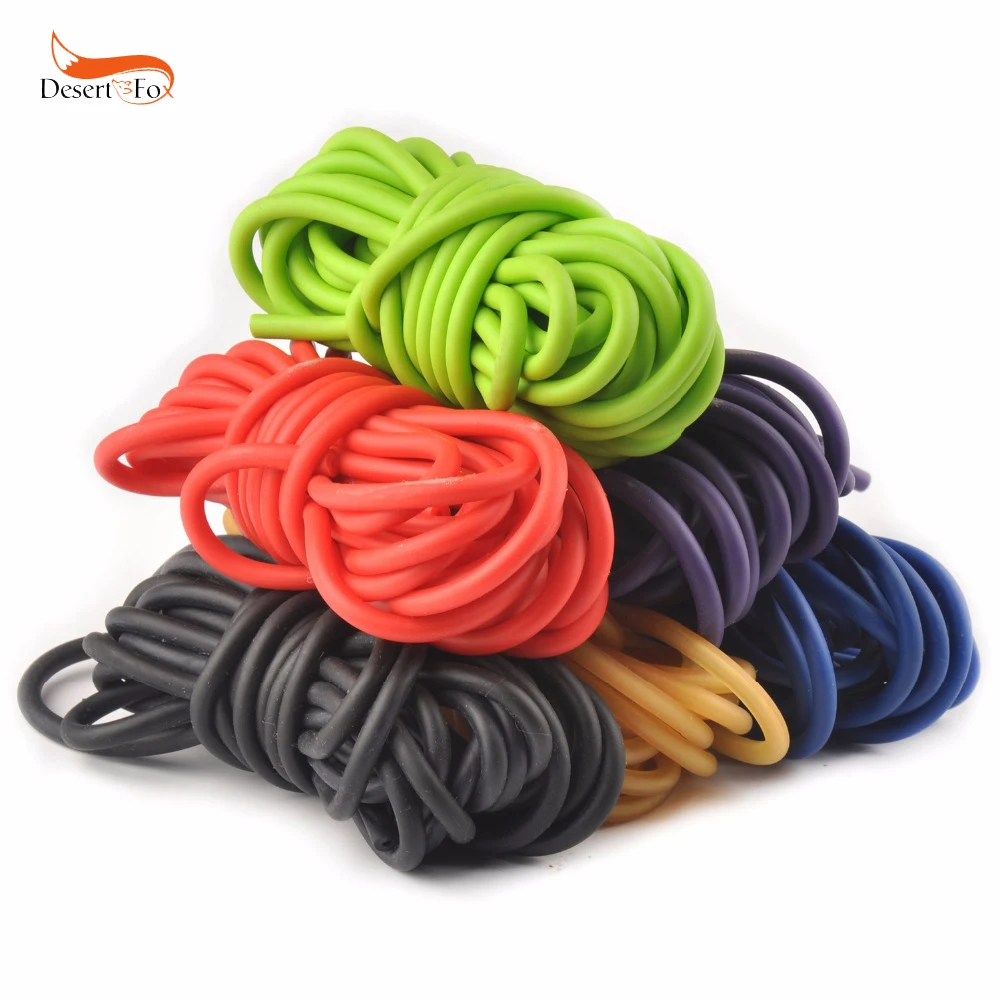 5mm*5/10m Outdoor Natural Latex Rubber Tube Stretch Elastic Slingshot ...