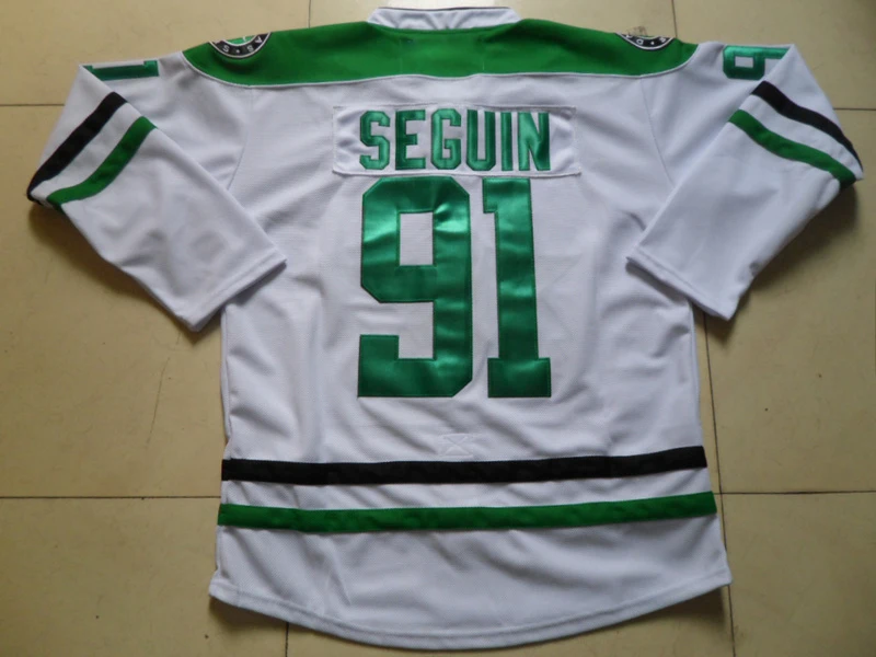 Cheap Men's Dallas Stars Jersey #91 Tyler Seguin Jersey White Ice ...